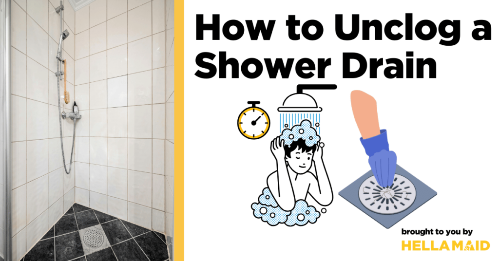 How To Unclog A Shower Drain 3 Simple Ways That Actually Work | Hellamaid